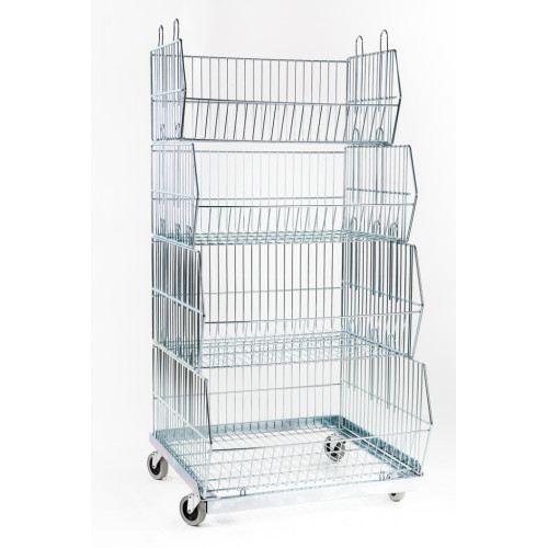Yorkshire Displays Ltd | Wire Stacking Baskets Zinc Plated